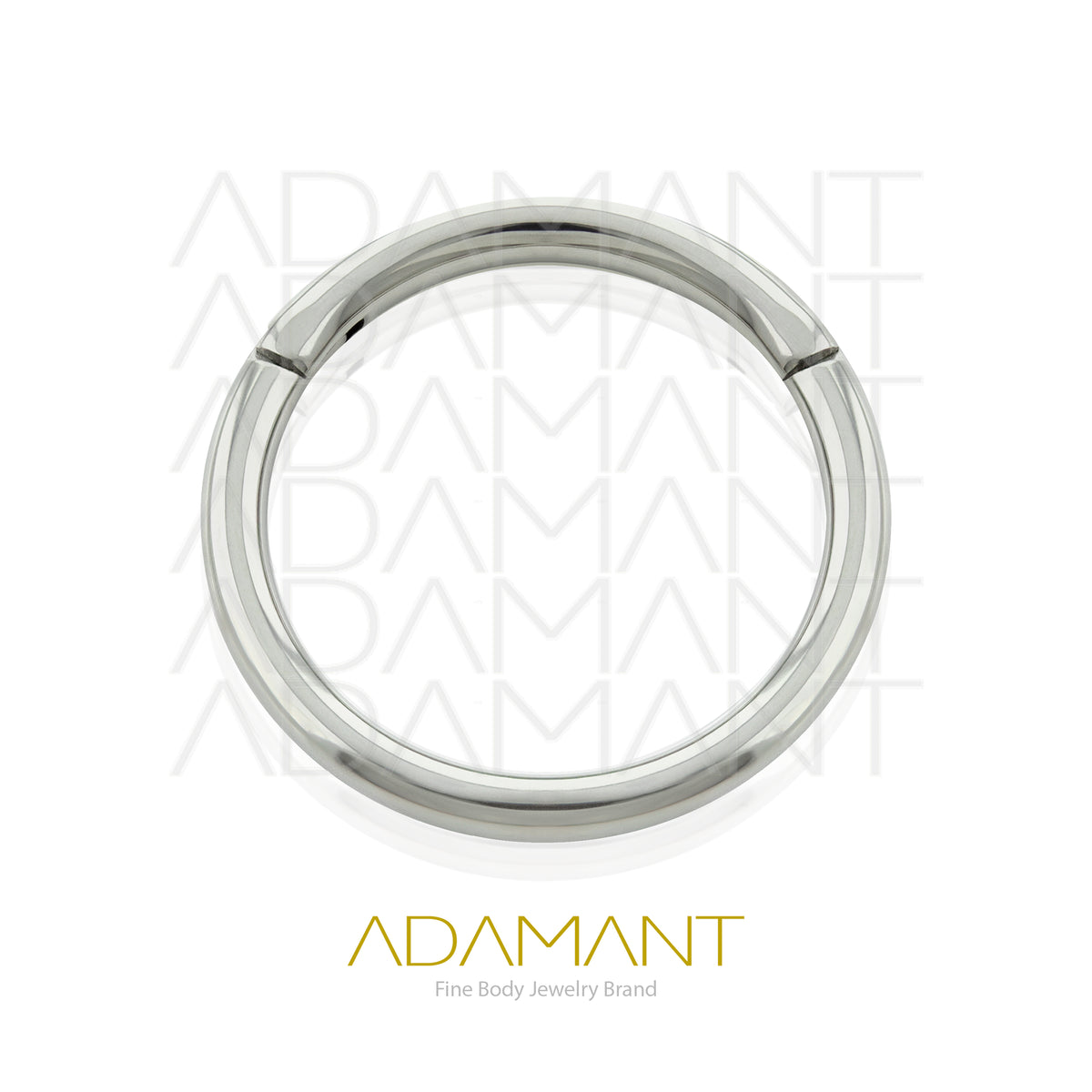 16g, Hinged Ring, Implant Grade Titanium — Adamant Body Jewelry